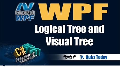 07 Logical Tree And Visual Tree In Wpf Youtube