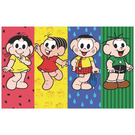 Painel De Festa Infantil Turma Da Mônica 250m X 150m Em Promoção Na