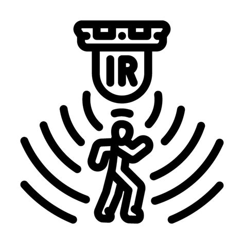 Motion Detection Sensor Module Line Icon Illustration 67664407 Vector Art At Vecteezy