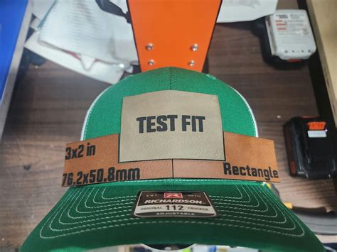 Leather Patch Hat Placement Guide Etsy