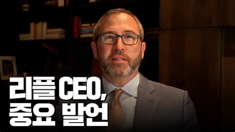 리플 Ceo 긴말 않겠다 합의는 가장 빠른 시일 내 Xrp Youtube