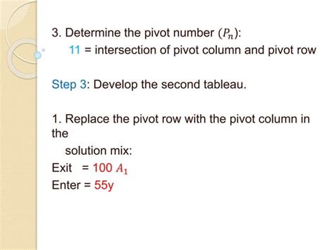 Minimization Model By Simplex Method Pptx