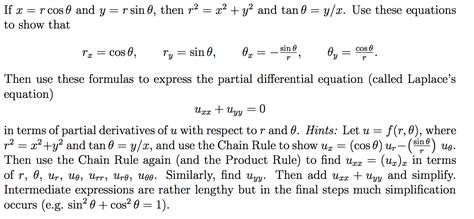 Solved If X R Cos Theta And Y R Sin Theta Then R Chegg Com