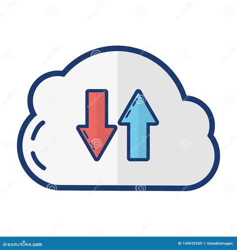 Cloud Computing Storage Stock Vector Illustration Of Information