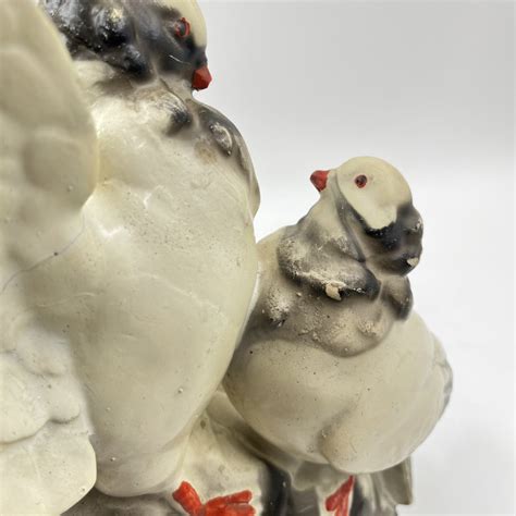 Статуэтка Пара голубей гипс роспись Европа 1950 1960 гг стоимостью 6500 руб