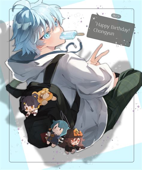 鳴鹿 On Twitter 重雲誕生日おめでと〜🍨🧊 感謝の学パロ 重雲生誕祭2022 原神 Chongyun 5sbfngpy7w Twitter