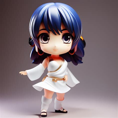Premium Ai Image Cute Anime Character Chibi Figure