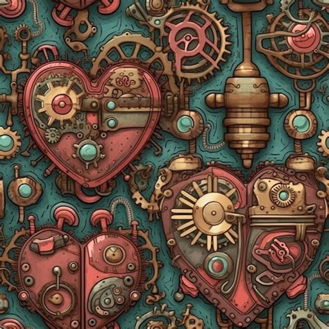 A Close Up Of A Bunch Of Different Colored Hearts Generative Ai