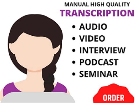 Accurate Manual Transcripts Of Your Audio Upwork