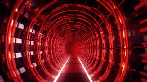 빨간색 디지털 케이블 네트워크 연결이 있는 터널 배경의 3d 렌더링 인터넷 네트워크 컴퓨터 네트워크 사이버 공간 배경 일러스트 및 사진 무료 다운로드 Pngtree
