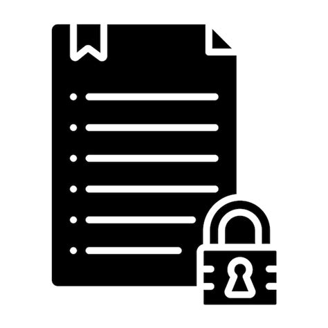 Premium Vector Vector Design File Encryption Icon Style