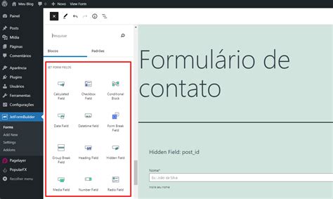 JetFormBuilder como usar este plugin de formulários no WordPress