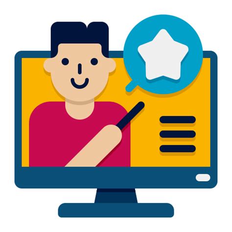 Online Class Flaticons Flat Icon