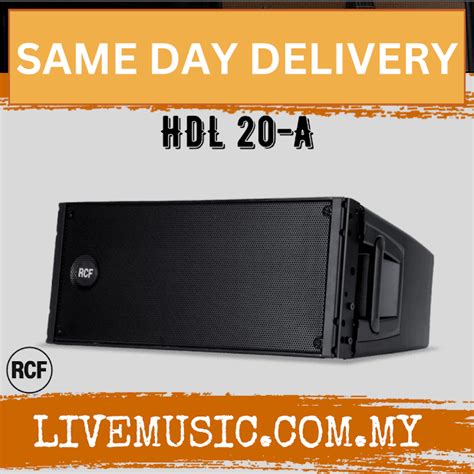 Rcf Hdl20 A Dual 10 1400w Active Line Array Module Hdl 20 A Hdl20a