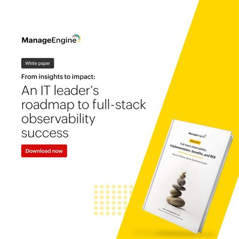 Manageengine Itom On Linkedin Manageengine Itom Fso Whitepaper Fullstackobservability