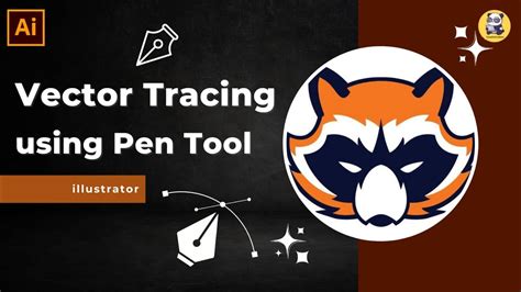 Vector Tracing Using Pen Tool In Illustrator Youtube