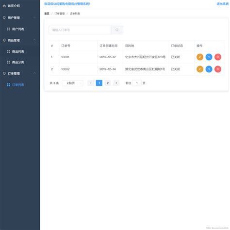 【毕业设计】课程设计】【大作业】电商后台管理系统电商平台后台管理系统课程设计 Csdn博客