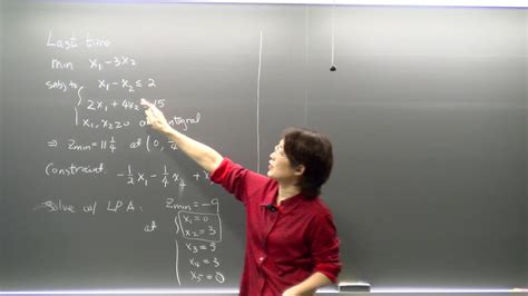 Linear Programming Lecture 24 Integer Programming Cutting Plan Branch And Bound Youtube