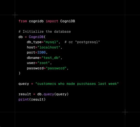 Rishabh Kumar On Linkedin Introducing Cognidb A Python Library That Simplifies Database