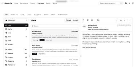 Shadcn Uiui Codebase Analysis Mail Example Explained Dev Community