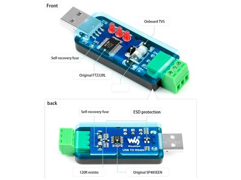 Usb To Rs485 Converter With Original Ft232rl Bidirectional Adapter 99tech