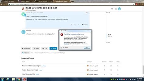 RAGE Error ERR GFX D D INIT FiveM Client Support Cfx Re Community