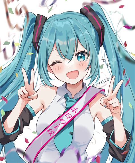 Hatsune Miku Vocaloid Drawn By Hasei Hasei Danbooru