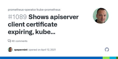 Shows Apiserver Client Certificate Expiring Kube Controller Manager