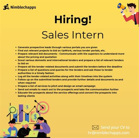Sejal Nimblechapps On Linkedin Hiring Salesintern