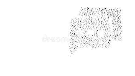 3d Rendering Symbol Of Two Rounded Chat Bubbles Wrapped In Gold Foil On Dark Blue Background