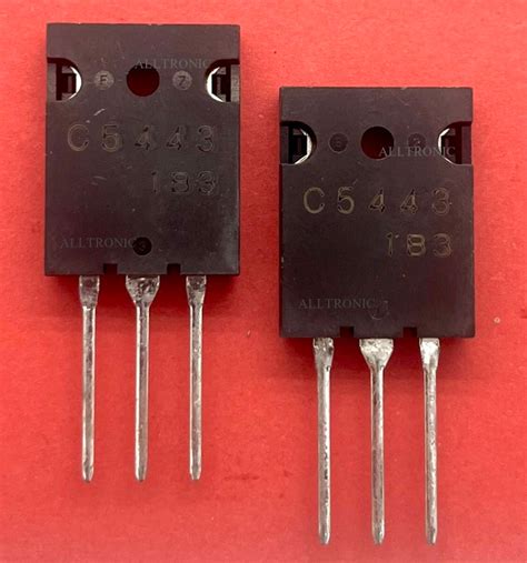 Crt Color Tv Horizontal Output Deflection Transistor 2sc5443 To3pl Mat Alltronic Computer