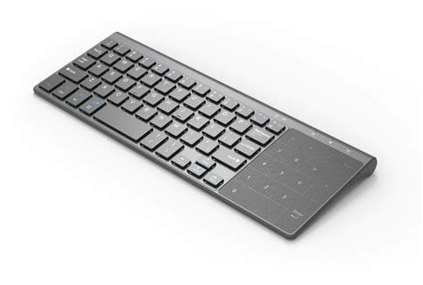 2 4g Wireless Keyboard With Number Touchpad Mouse Thin Numeric Keypad