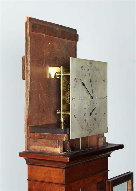 Antique Regulator Longcase Clock With Seconds Pendulum Mahogany