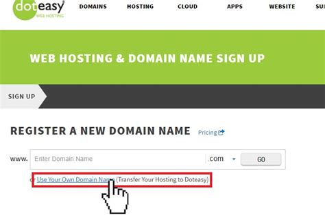 using a domain you already own