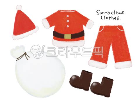 산타 크리스아스 성탄절 성탄 산타클로스 사진 이미지 일러스트 캘리그라피 Cozu작가