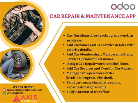 Axistechnolabs On Linkedin Odoo Odoo17 Odoo16 Carrepair