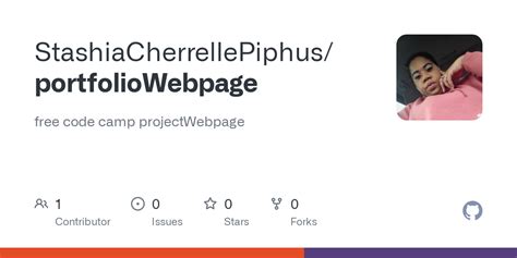 Github Stashiacherrellepiphusportfoliowebpage Free Code Camp