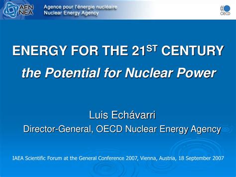 Ppt Energy For The 21 St Century The Potential For Nuclear Power