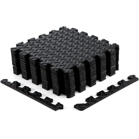 Gym Flooring Mat 30x30cmx10mm Interlocking Foam Floor Mats 36 M2 386