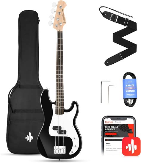 Glarry Full Size Electric Bass Guitar Beginner Kit 4 String