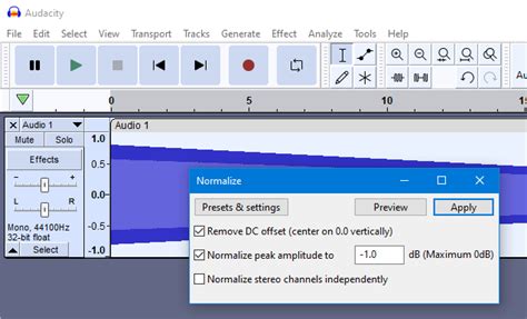 Error Message In The Normalize Effect Dialog Doesnt Fit · Issue 4310