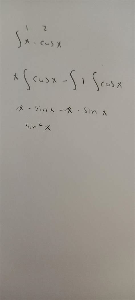 Calculus 2 Integration By Parts Why Is My Way Of Solving This