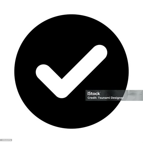 확인 표시 진드기 표시 수락 승인 예 올바른 올바른 올바른 선택 작업 완료 투표 벡터 마크 기호 흰색 윤곽 디자인 격리된 아이콘입니다 결정에 대한 스톡 벡터 아트 및 기타