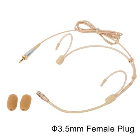 Earhook Headworn Headset Microphone Omnidirectional Condenser Cartridge Mic For For Wireless 70