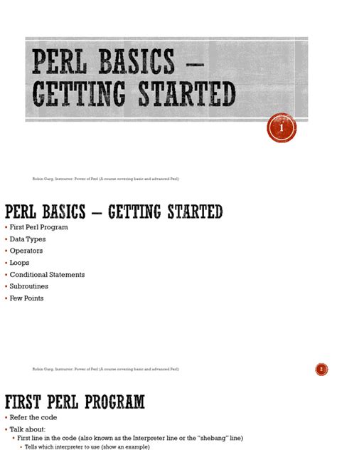 4 Perlbasics Pdf Perl Variable Computer Science