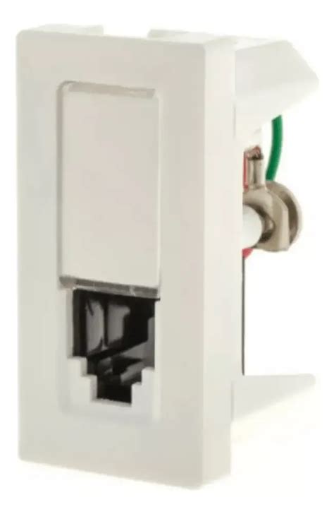 Módulo Tomada Rj11 2 Fios Branco Terminal Pial Plus