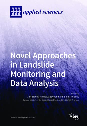 Novel Approaches In Landslide Monitoring And Data Analysis Mdpi Books