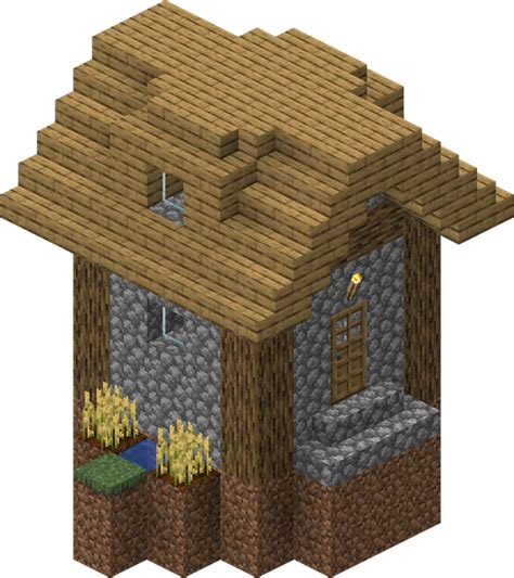 Villagestructureblueprintsplainssmall House 8 Minecraft Wiki