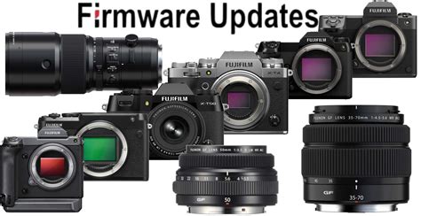 Fujifilm Firmware Updates For Every Gfx Camera X T4 X T50 And A Few