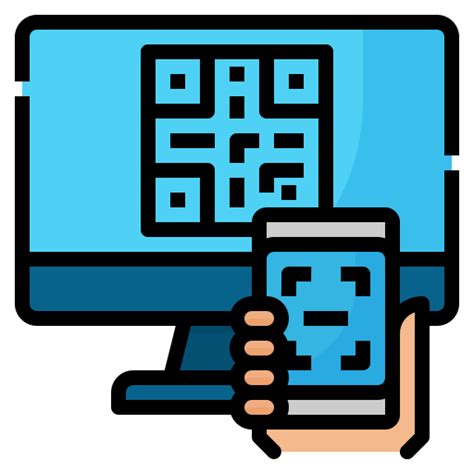 Qr Code Scan Generic Outline Color Icon